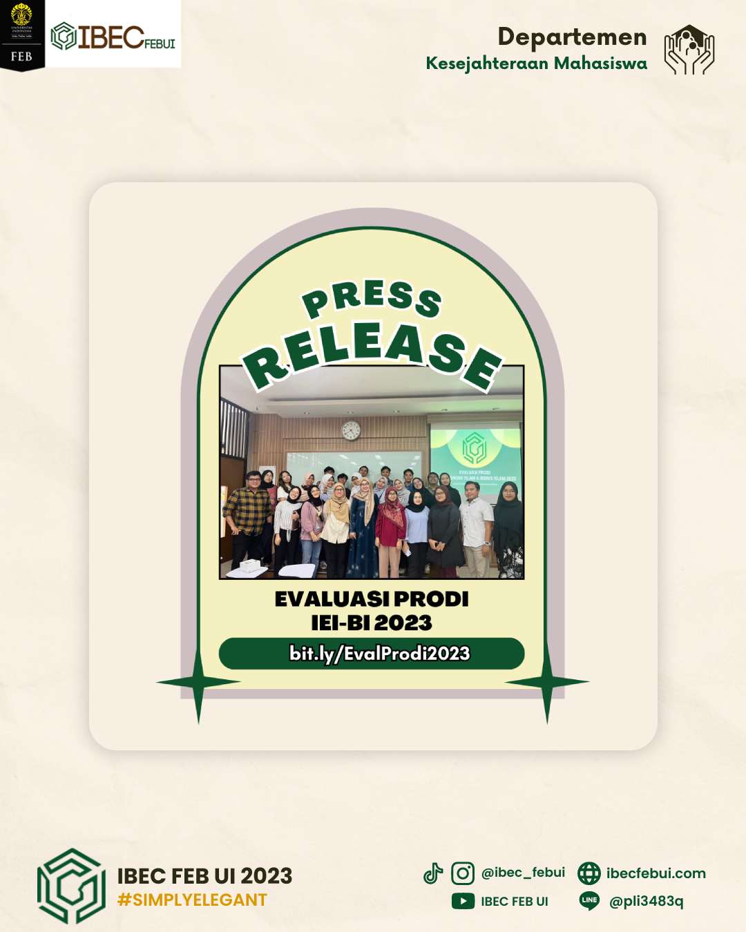 Press Release Evaluasi Prodi IEI-BI 2023 - IBEC FEB UI